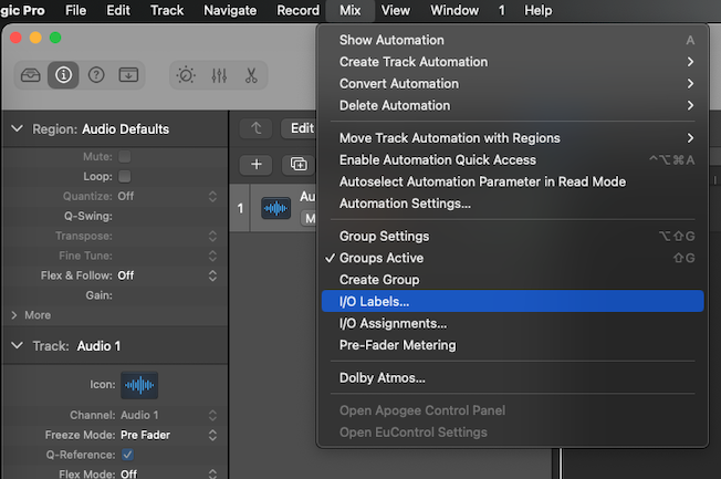 Using 2 Quartets Aggregate Device Setup